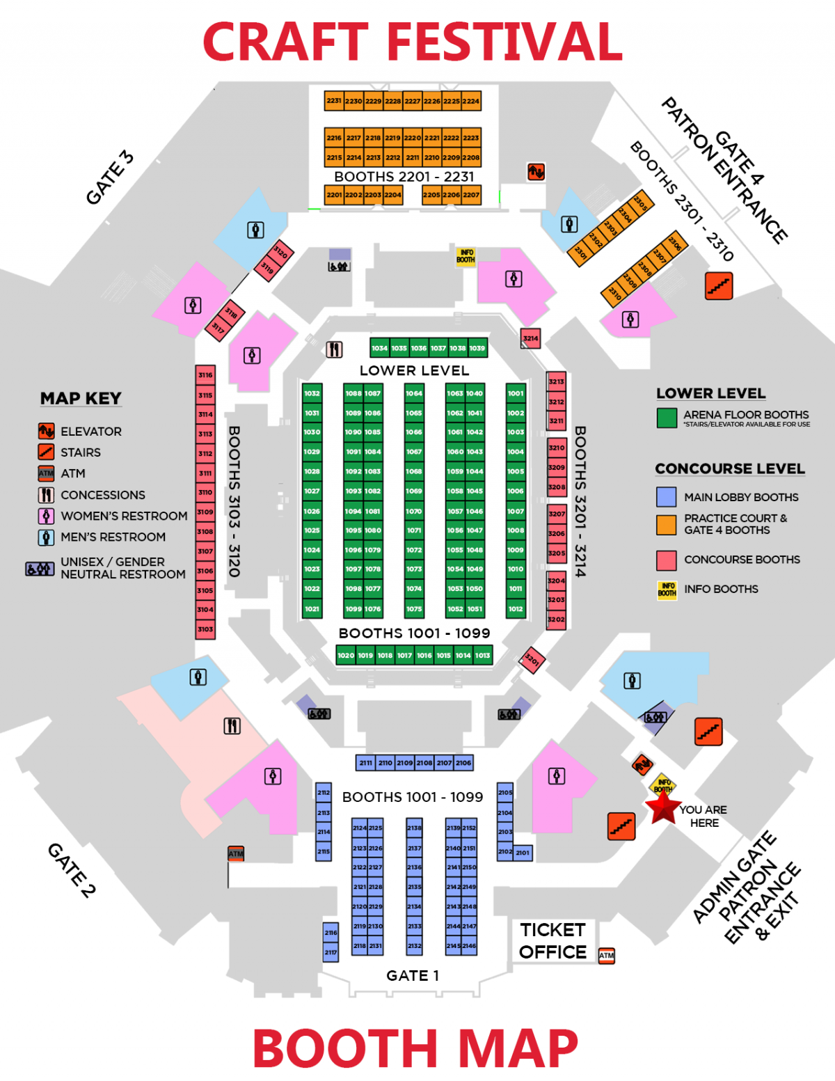 Craft Festival Confirmed Vendor Information - Stephen C. O'Connell Center